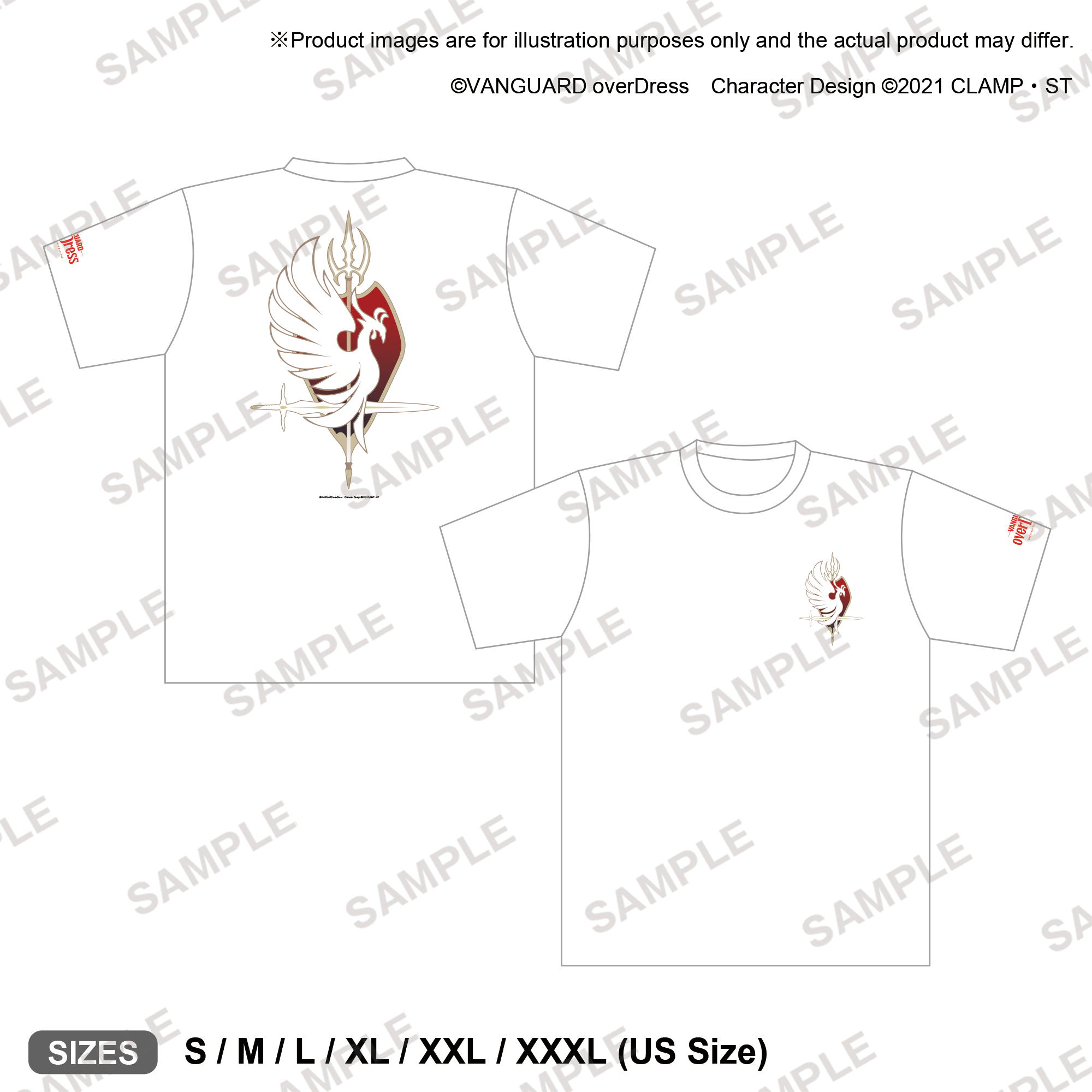 CARDFIGHT!! VANGUARD overDress "Team Daybreak" T-Shirt White ver ...